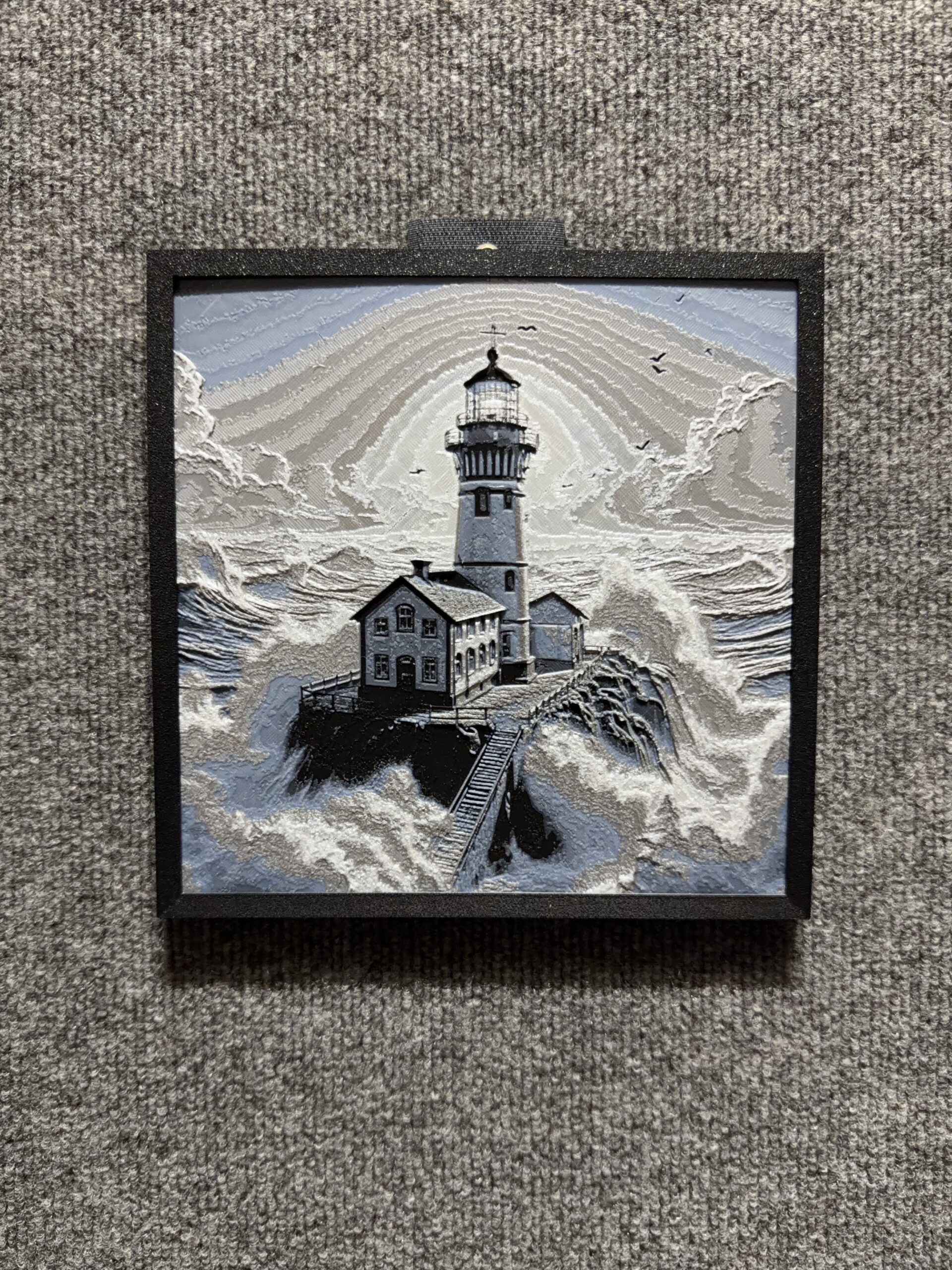 3D Printed Lighthouse Waves - Crafty Gargoyles